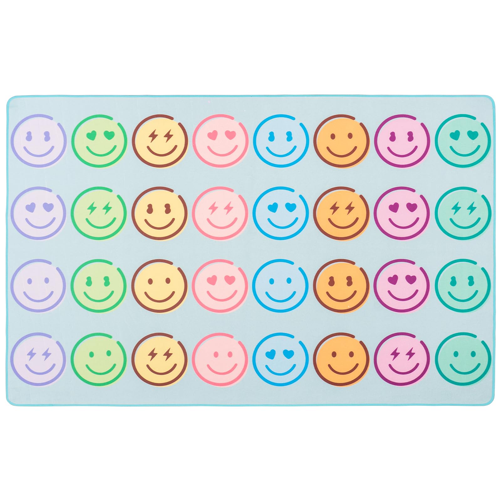 Amazon.com: 5' x 7' Classroom Rug, Carpets Schoolgirl Style Pastel ...