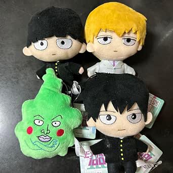 Amazon.co.jp: Mob Psycho 100 III Plush Set : Toys & Games