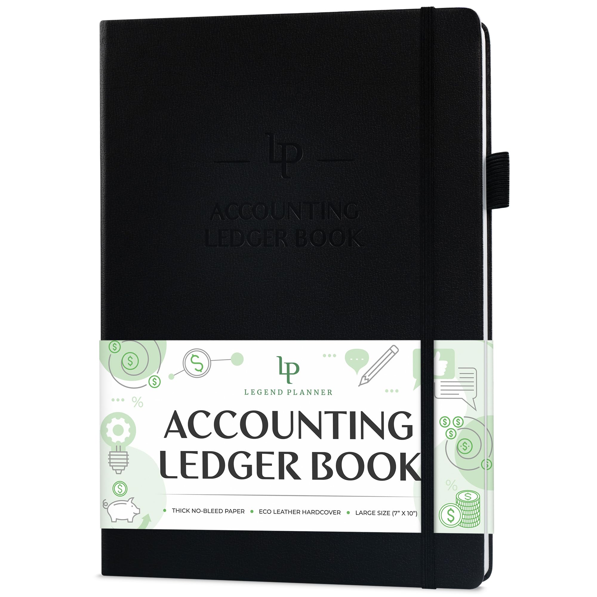 Amazon.com : Legend Accounting Ledger Book – Hardcover Bookkeeping Log ...