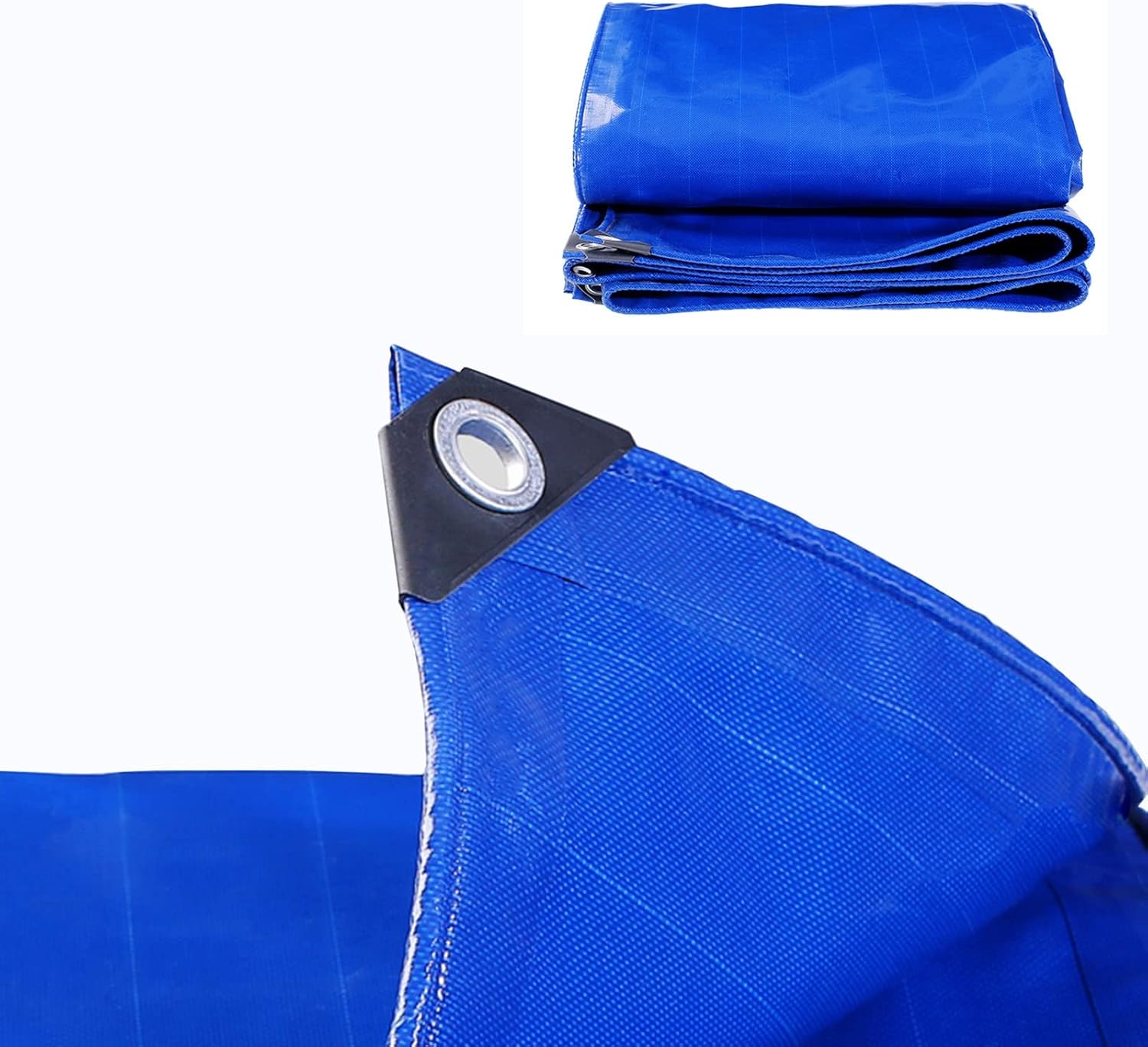 Amazon.com: Blue Waterproof Tarp Heavy Duty Tarpaulin, Extra Large ...