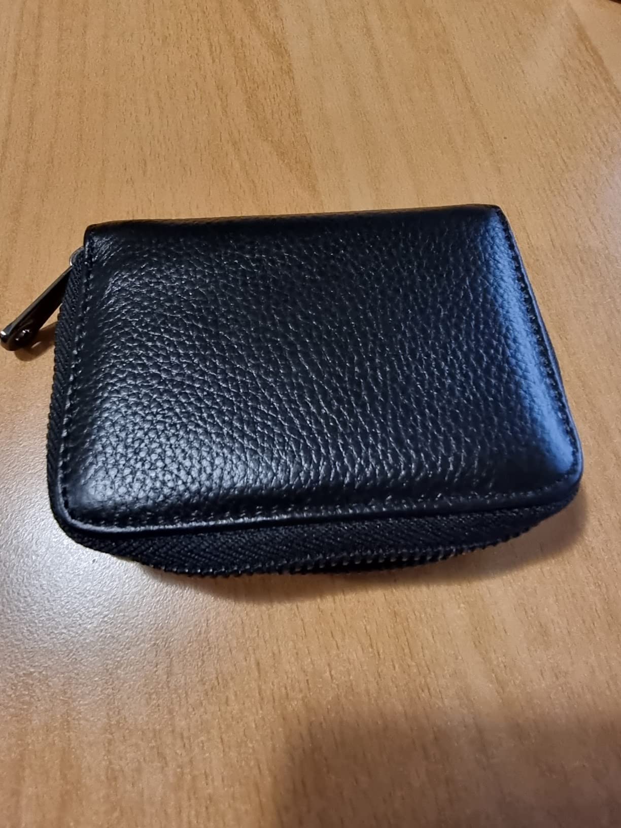 VANANA RFID Blocking Mini Leather 22 Card Wallet Business Case Purse ...