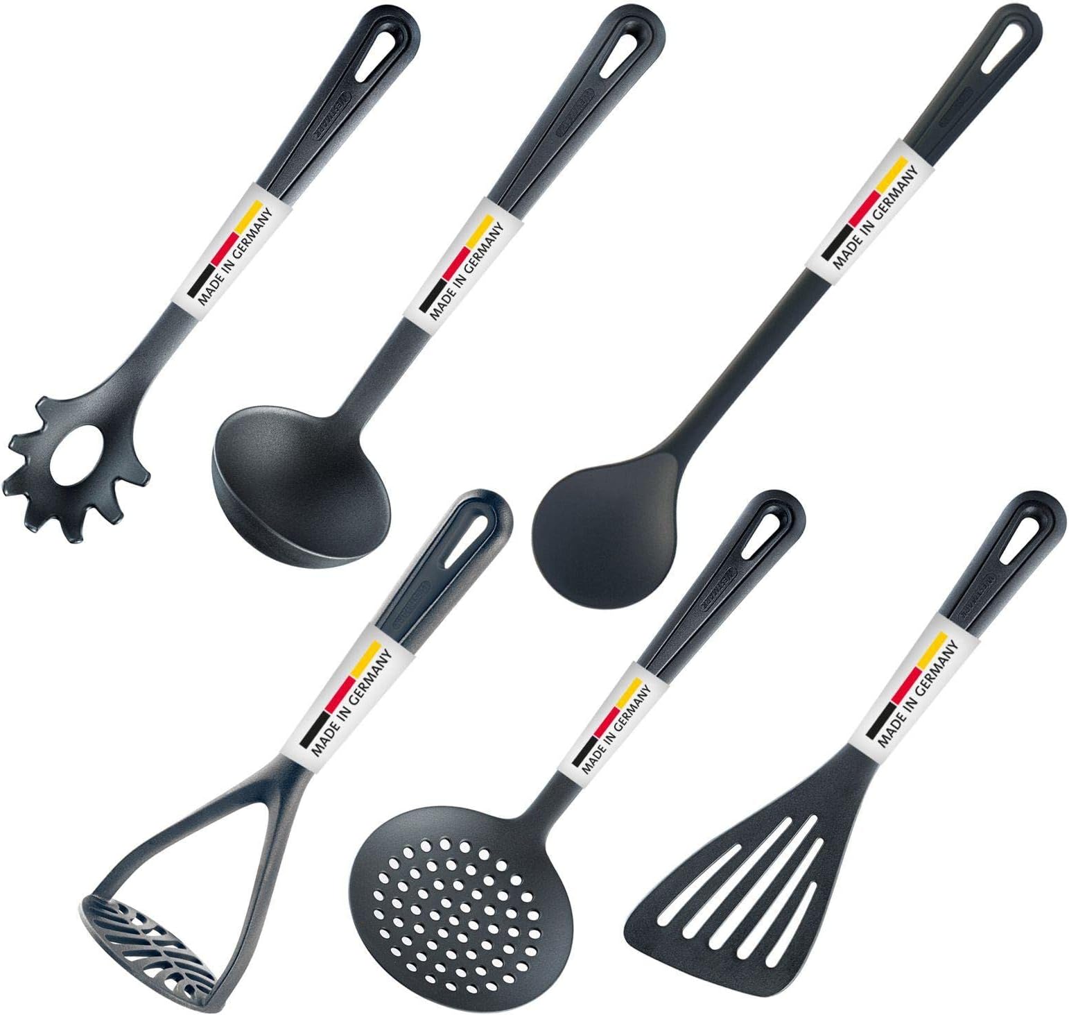 Amazon.com: Core Kitchen 8.25" 5pc Silicone Mini Utensil Set with ...