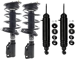 Amazon.com: NEW Front Strut with Coil Spring & Rear Shocks Kit for ...