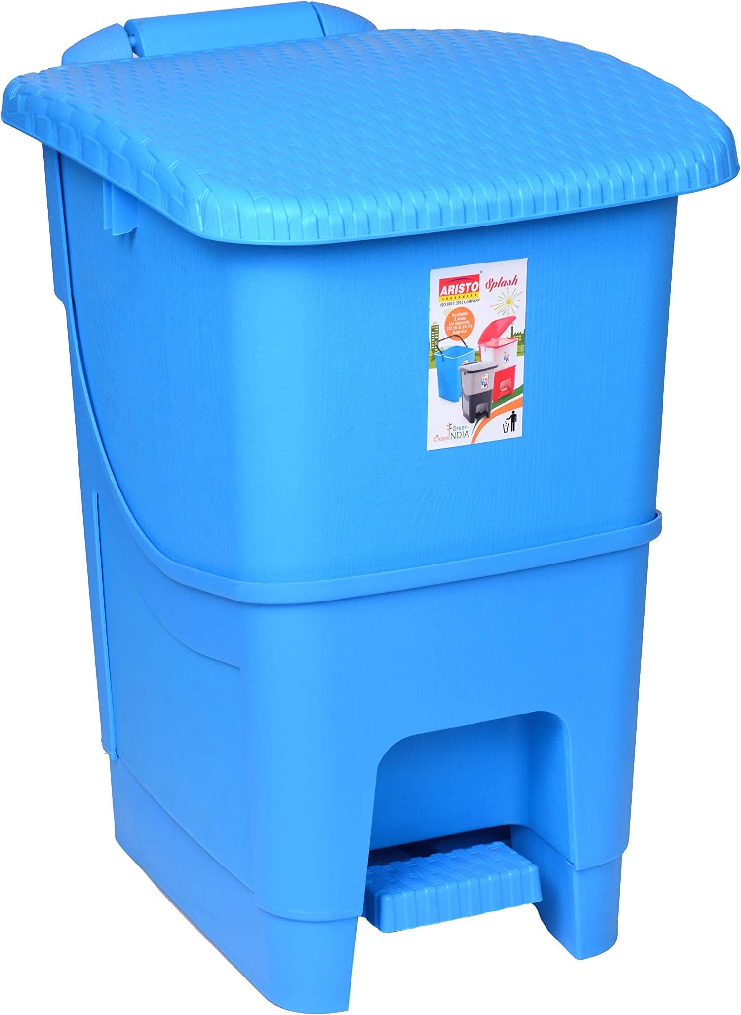Aristo Biomedical Waste Plastic dustbin with Pedal Blue,25 LTR : Amazon ...