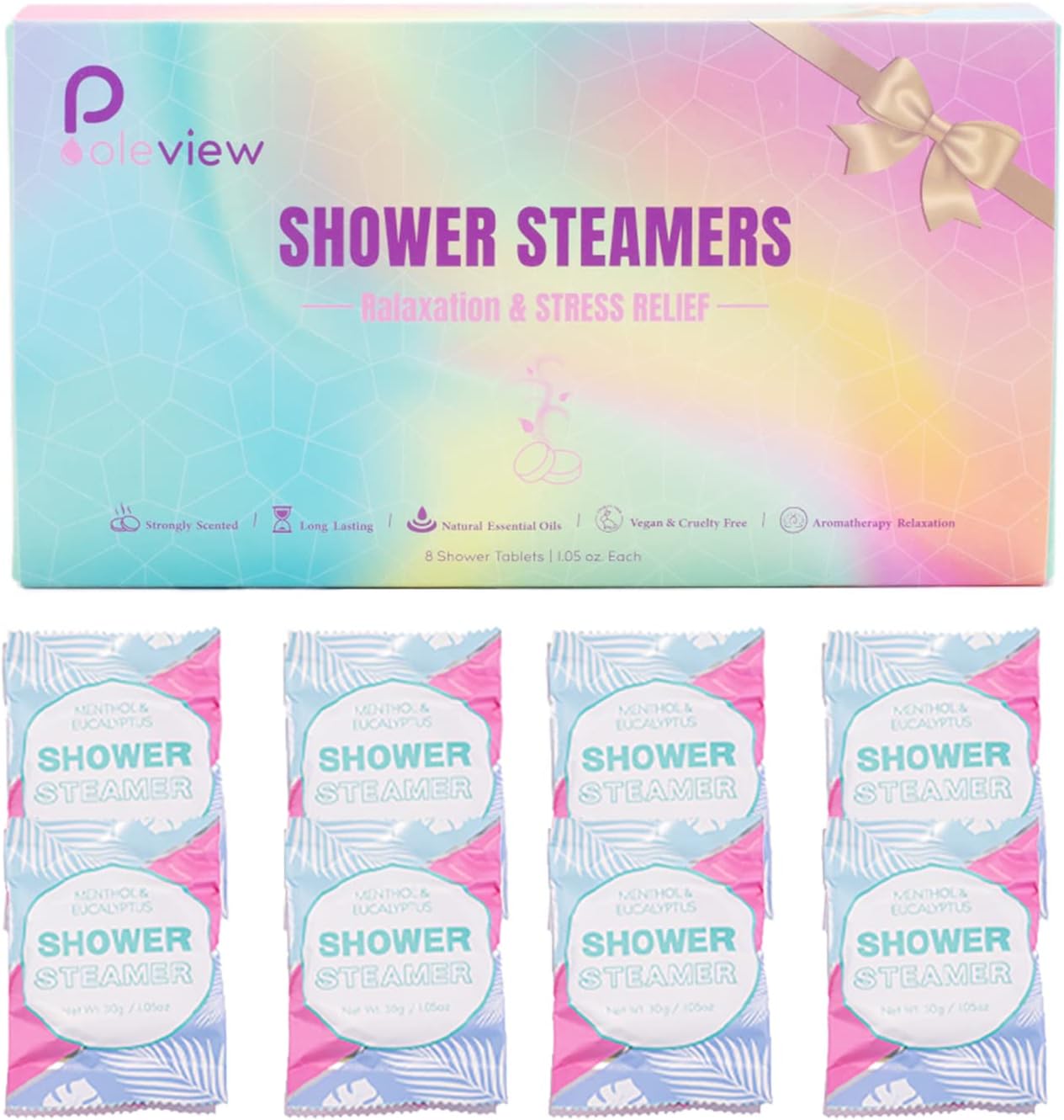 Amazon.com: Aromatherapy Shower Steamers Gift Set, Six Fizzies ...