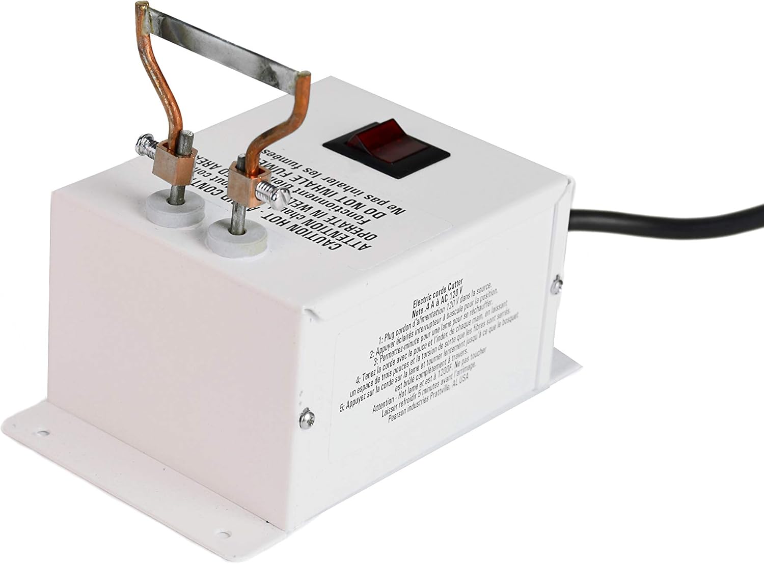 Electric Synthetic Electric Rope Cutter w/Hot Knife - Fabric Cutter ...