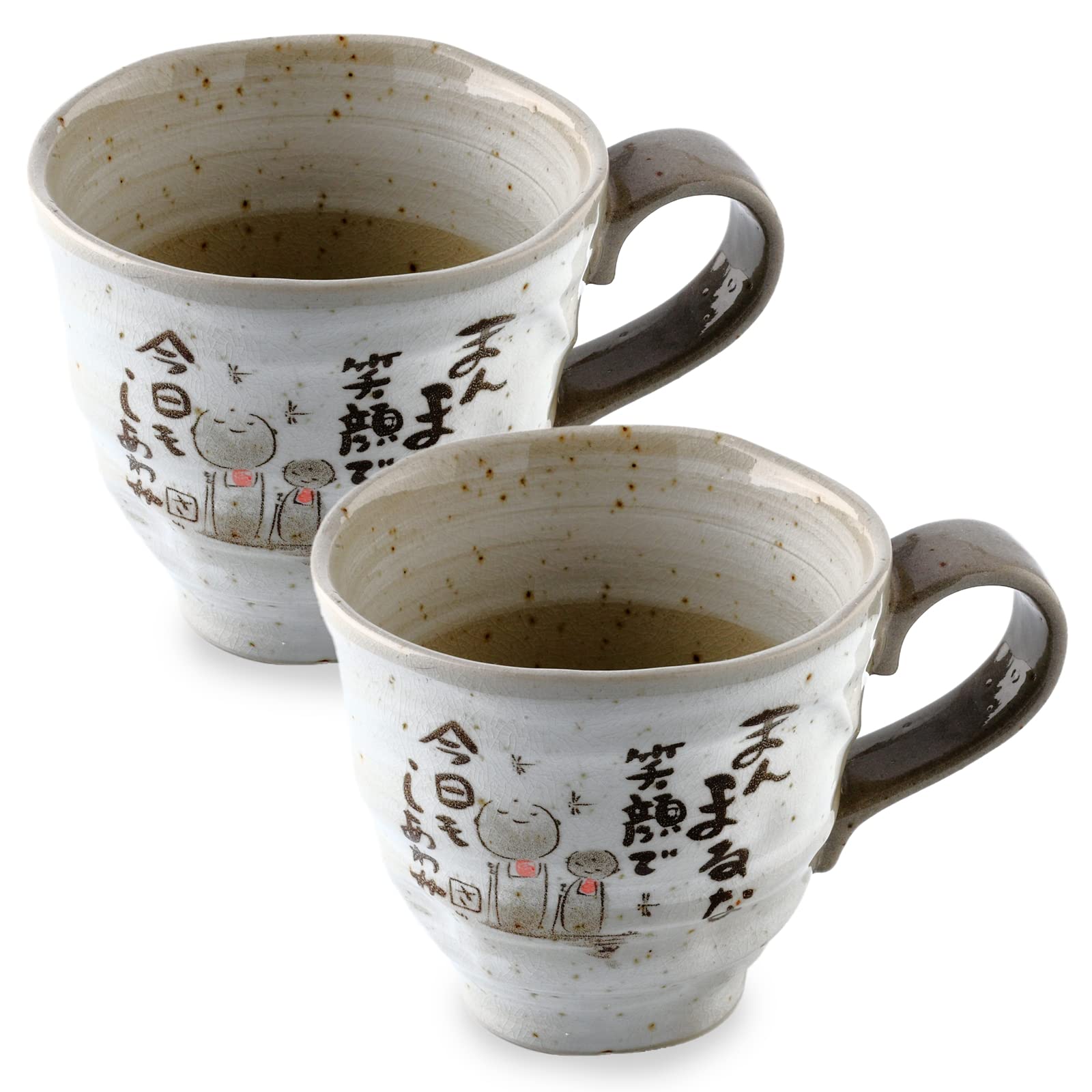 Amazon.com | Mino Ware Japanese Coffee Mug Set of 2, Japanese Tea Cups ...