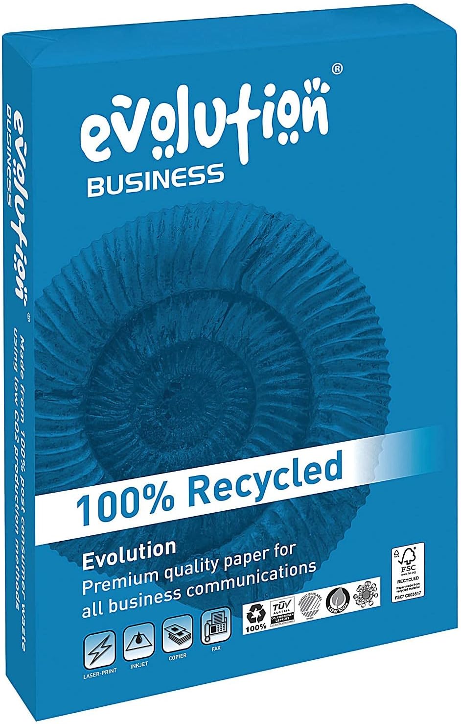 Evolution A4 120gsm Business Paper - White (Pack of 250) : Amazon.co.uk ...