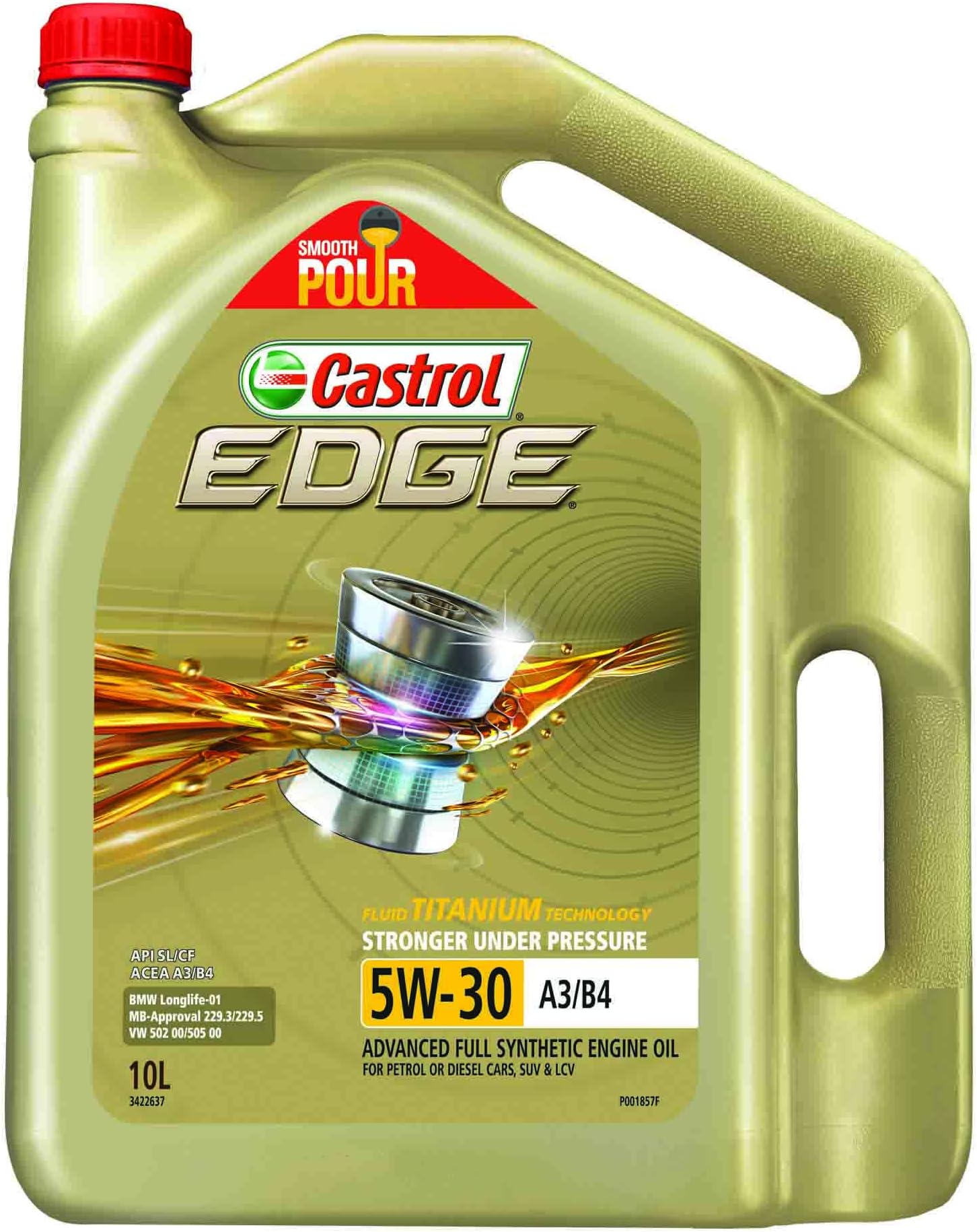 Castrol Edge 5W-30 A3/B4 Engine Oil 10 Litre: Automotive: Amazon.com.au