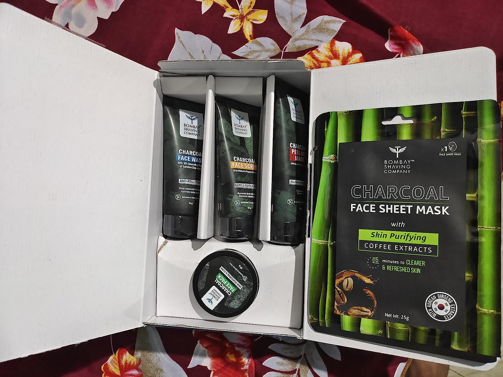 Bombay Shaving Company Charcoal Skin Care Gift Set for Men | Premium ...