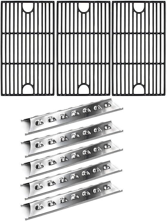 Amazon.com : Hongso Replacement Grill Grates and Heat Plates for Master ...