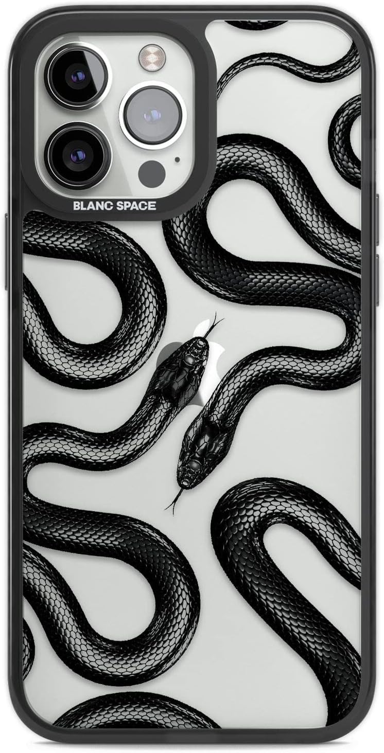 Snakes Black Impact Impact Phone Case for iPhone 14 Pro Max ...