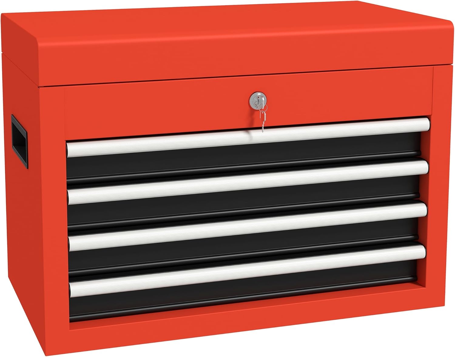 DURHAND 4 Drawer Tool Box with Metal Latch Closure and Ball Bearing ...