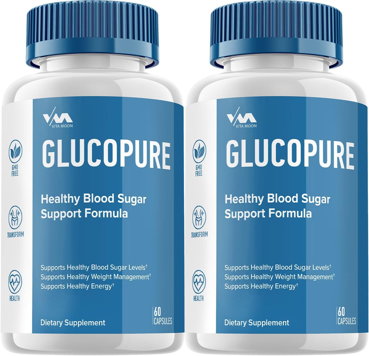 Amazon.com: (2 Pack) Gluco Pure Healthy Vitamin Support Supplement ...