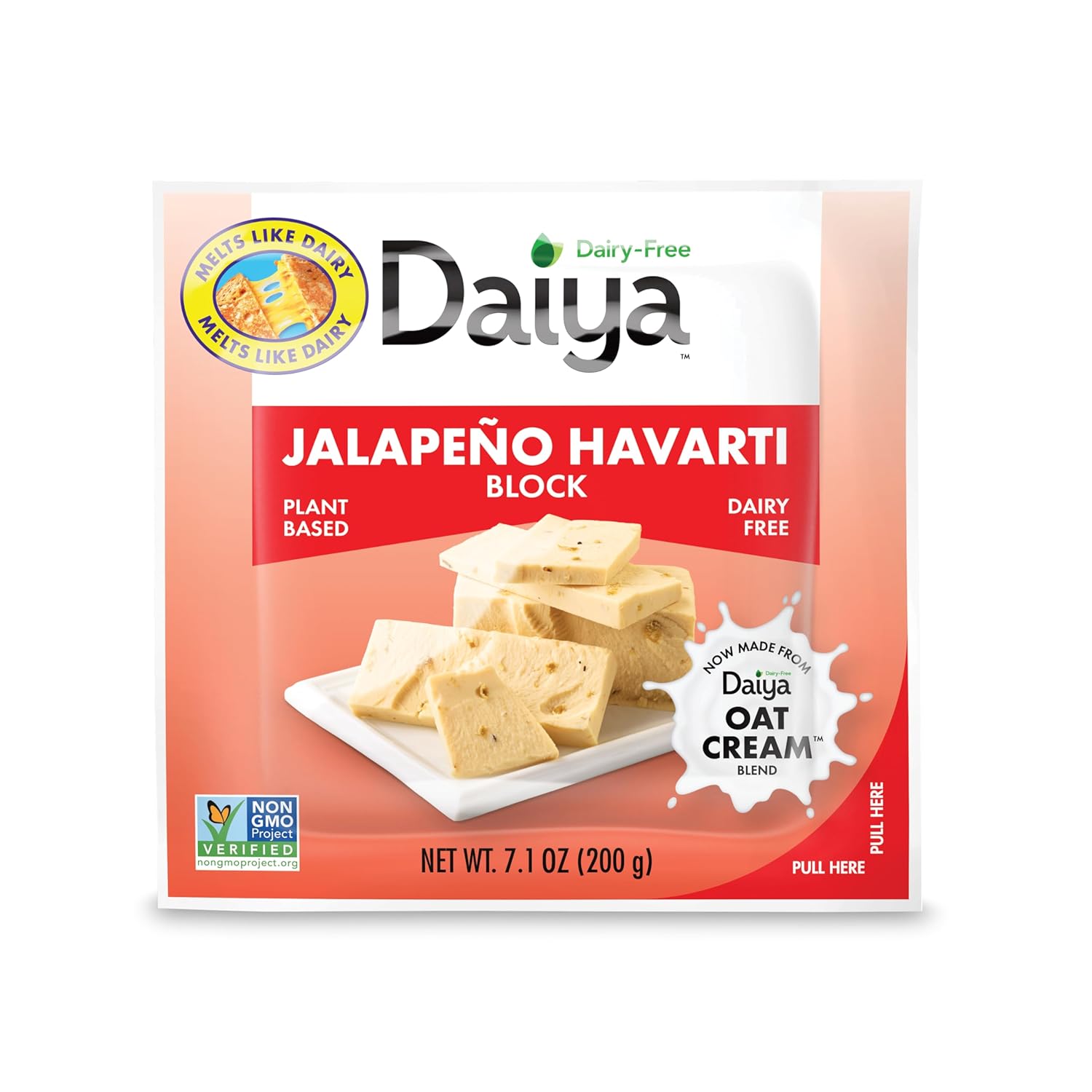 Amazon.com: DAIYA Vegan Havarti Jalapeno Wedge, 7.1 OZ : Grocery ...