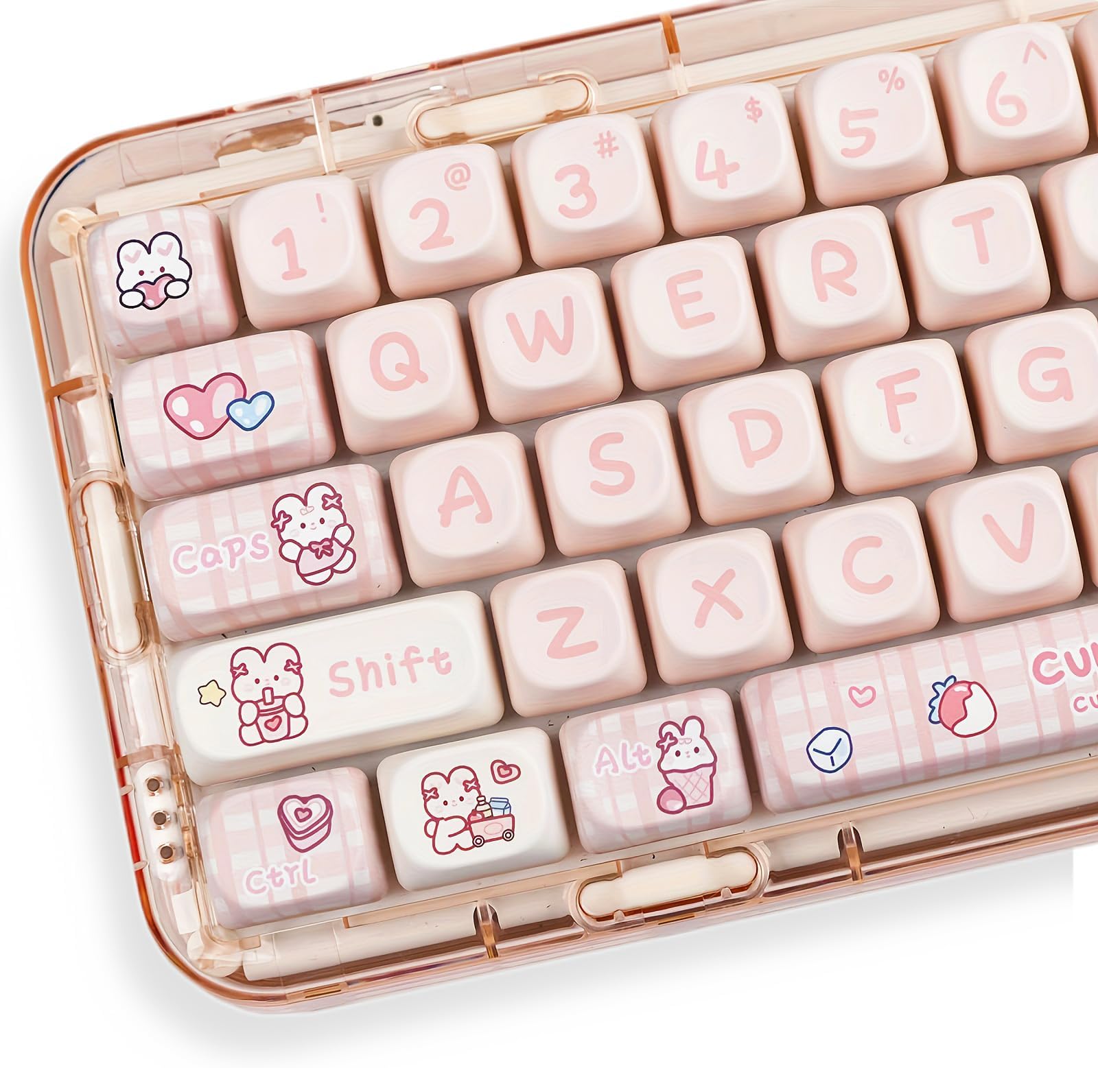 Gliging PBT Keycaps 144 Keys Full Keys Dye-Sublimation Keycap Set, MOA ...