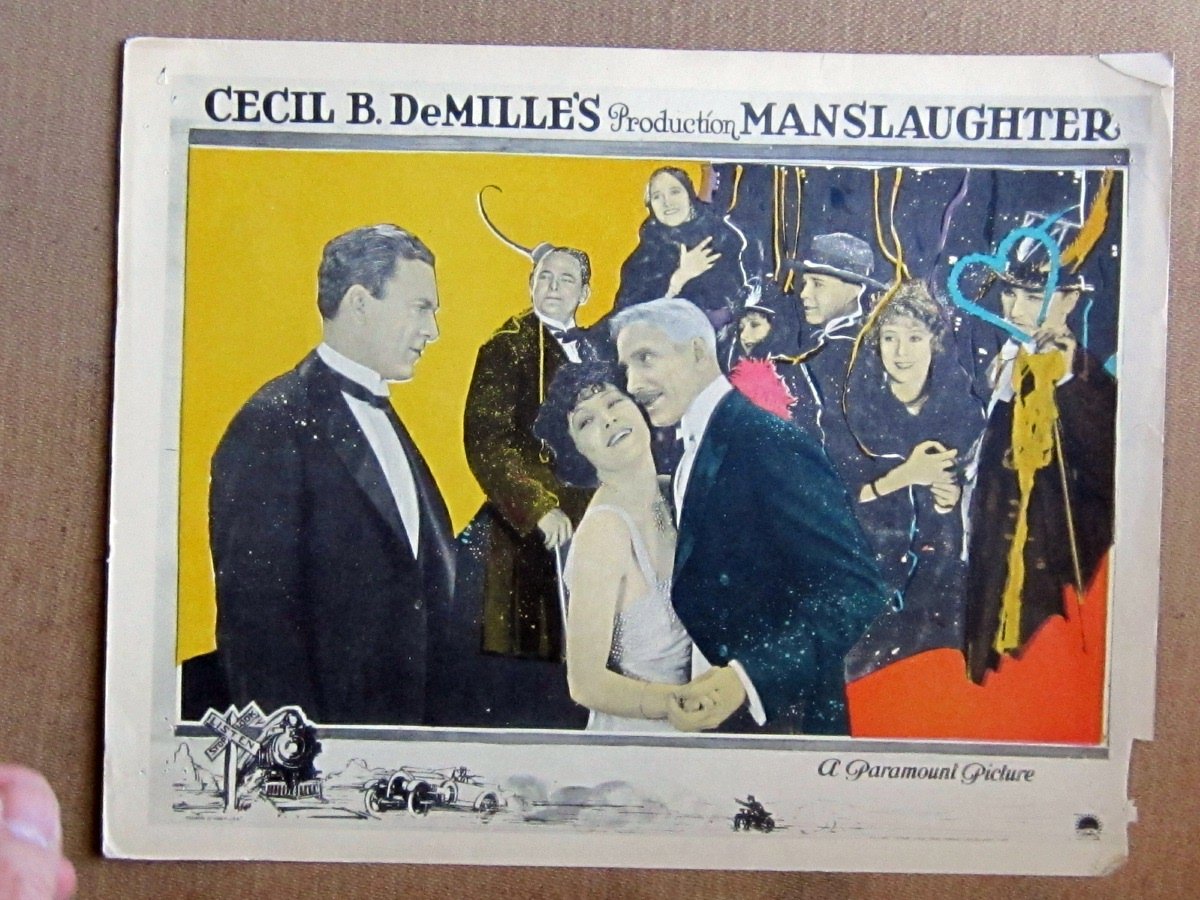 Buy XY60 MANSLAUGHTER Cecil B. DeMille silent with Leatrice Joy Orig ...