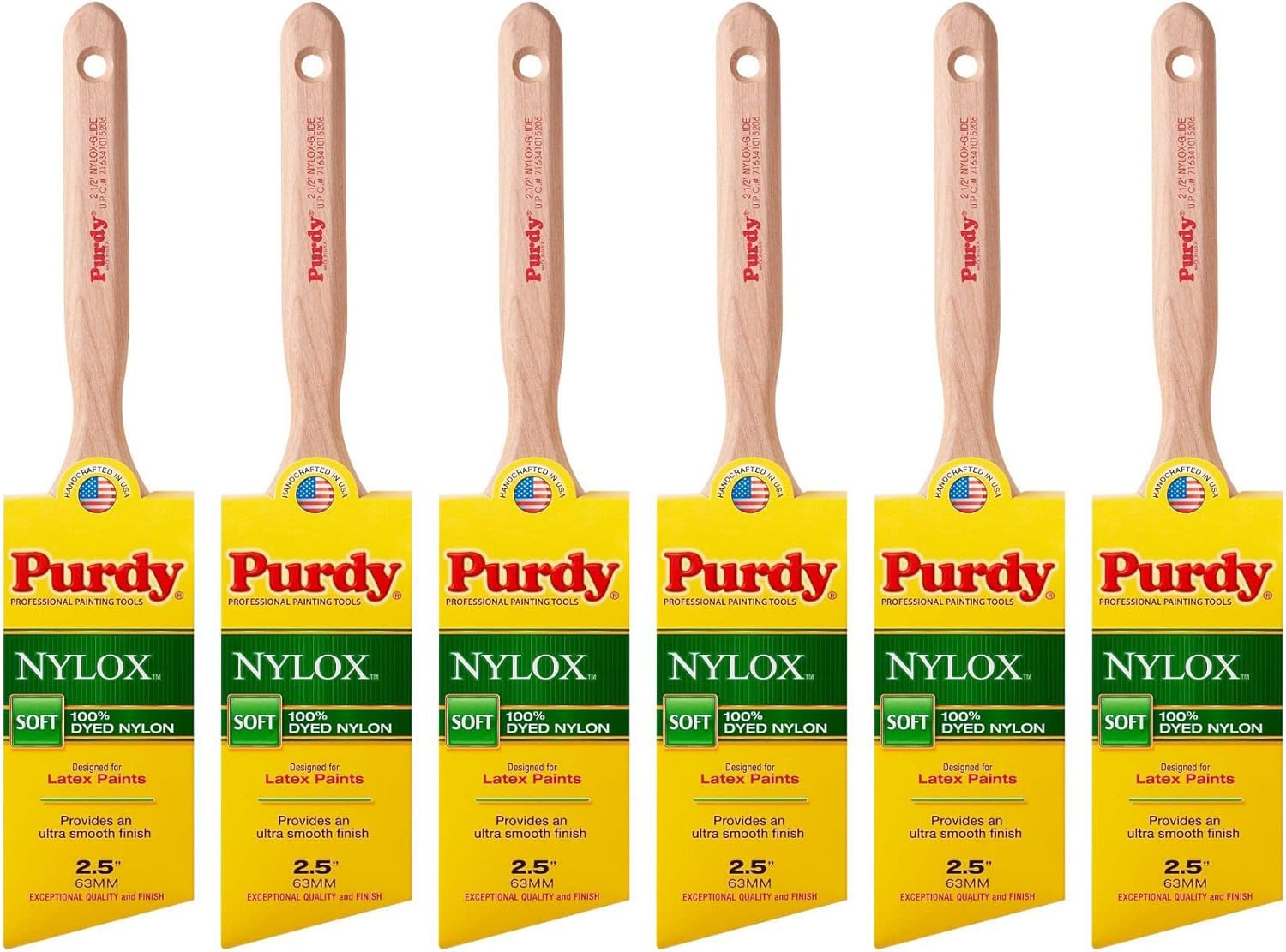 Amazon.com: Purdy 144152225 2-1/2" 100% Dyed Nylon Soft Nylox Glide ...