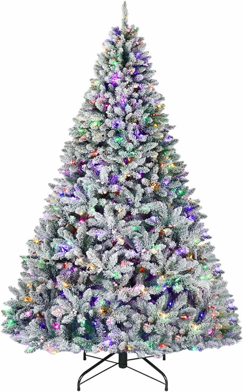 Amazon.com: Hykolity 6.5 ft Prelit Christmas Tree with 250 Color ...