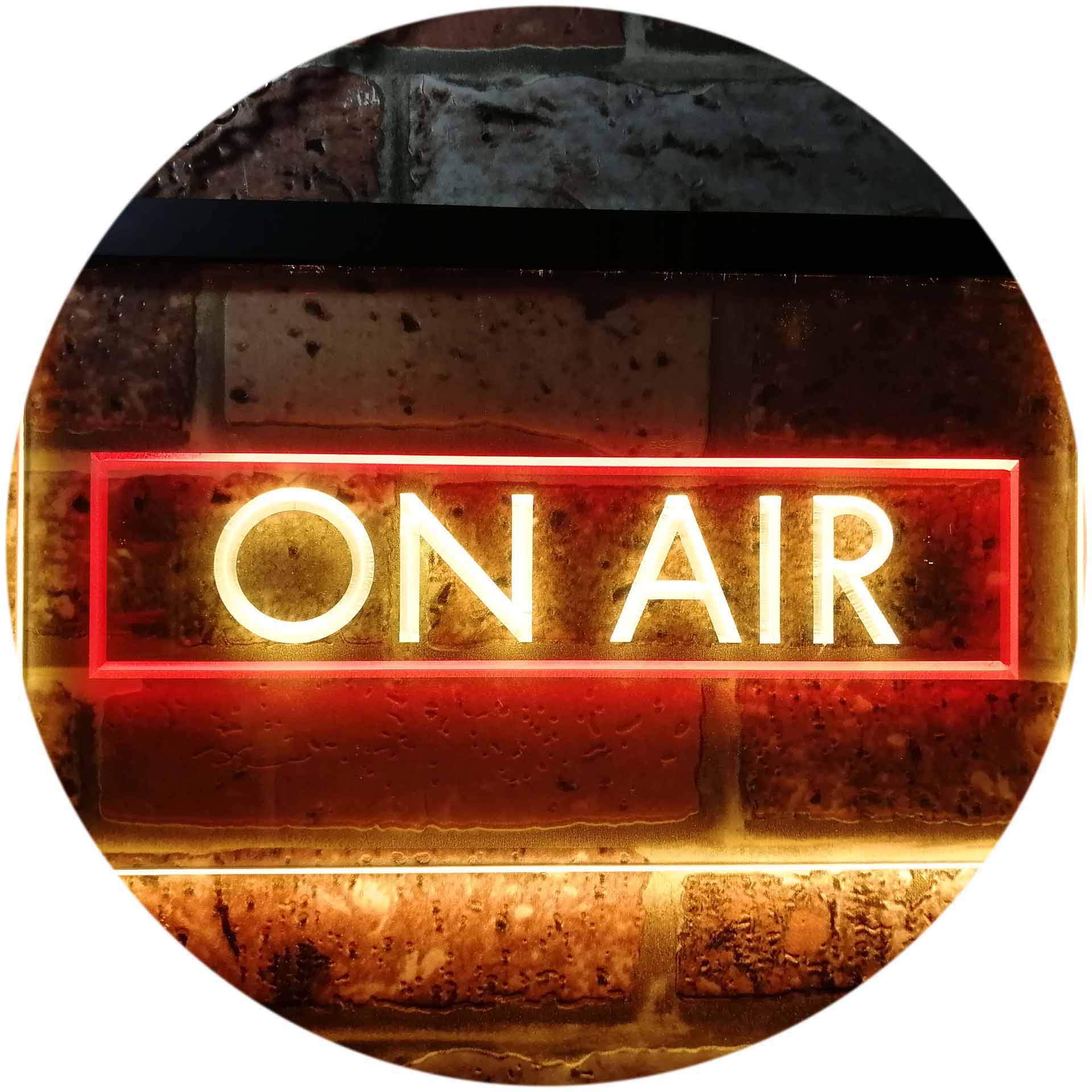 Buy AdvpPro 2C On Air Studio Display Dual Color LED Neon Sign Red ...