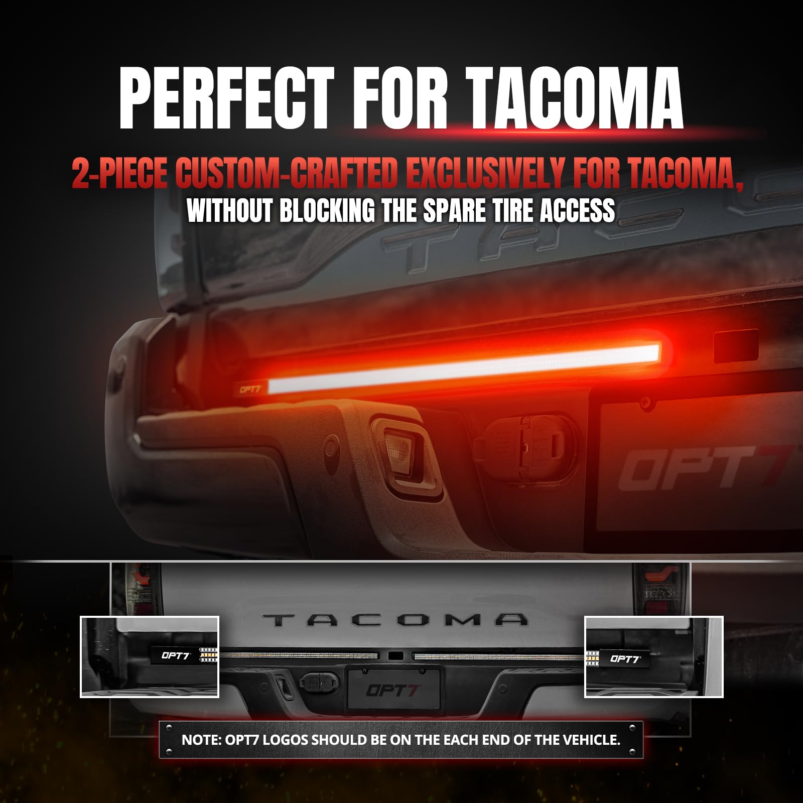 Snapklik.com : OPT7 Redline Parlux Triple Row LED Tailgate Light Bar ...