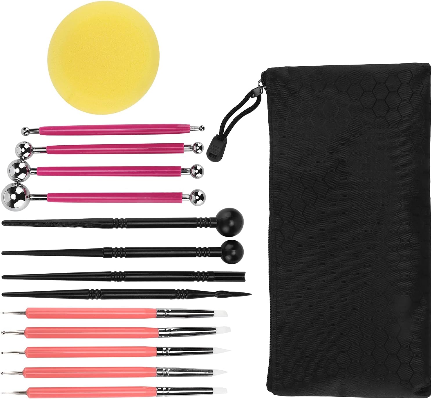 Amazon.com: 15 Pcs Pottery Tools, Clay Modeling Tools Kit with Storage ...