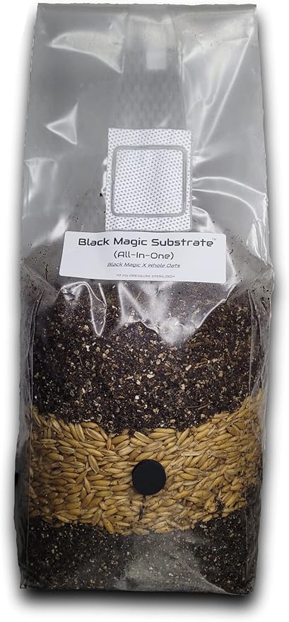 Amazon.com : Black Magic Substrate All in One Mushroom Grow Kit in-a ...