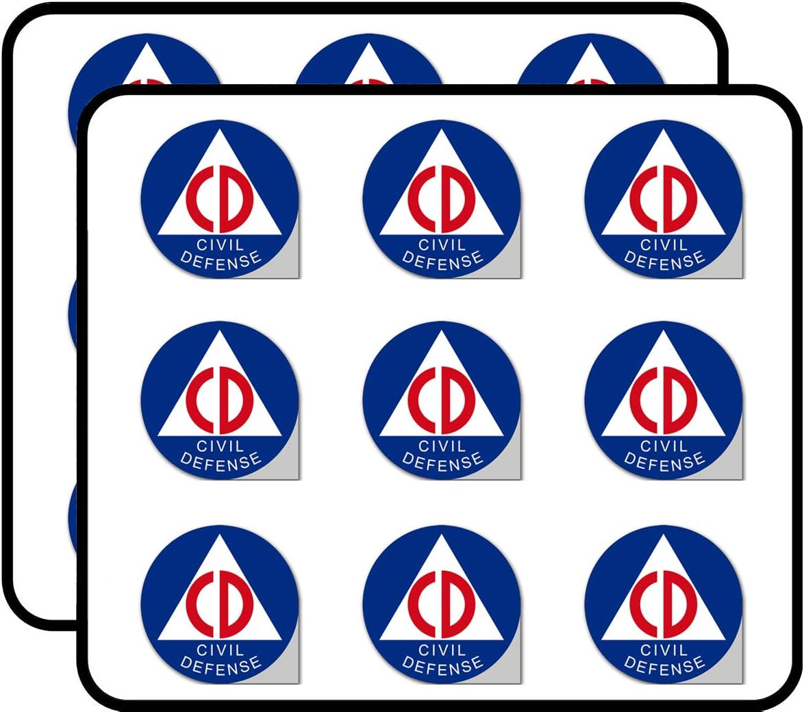 Amazon.com: Round Civil Defense Logo - Seal Insignia cd civilians us ...