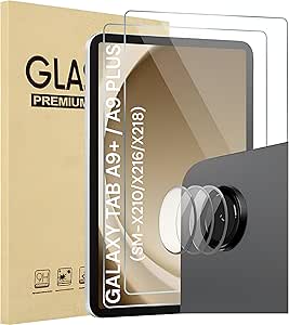 YAPANIZCEL Mica Cristal templado para Samsung Galaxy Tab A9+ Plus (SM-X210, SM-X216) Screen ...