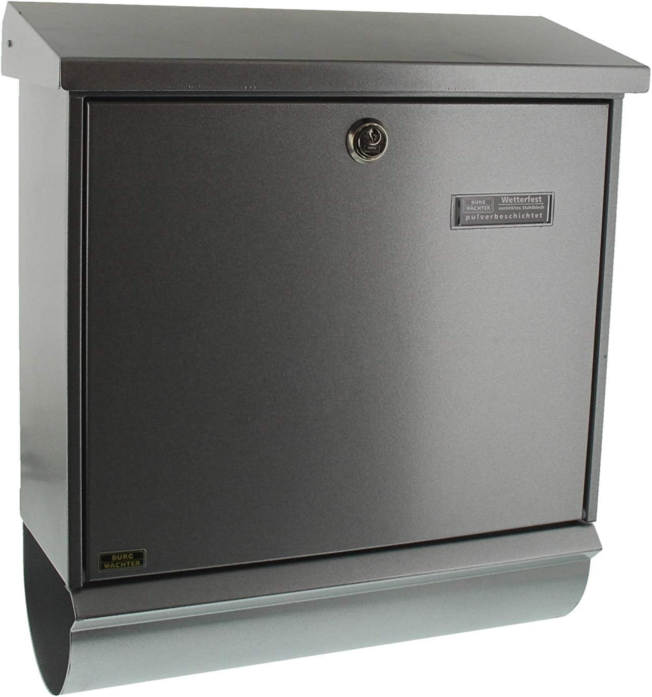 Burg-Wächter Comfort 91300 Si Steel Mailbox Set with Integrated ...