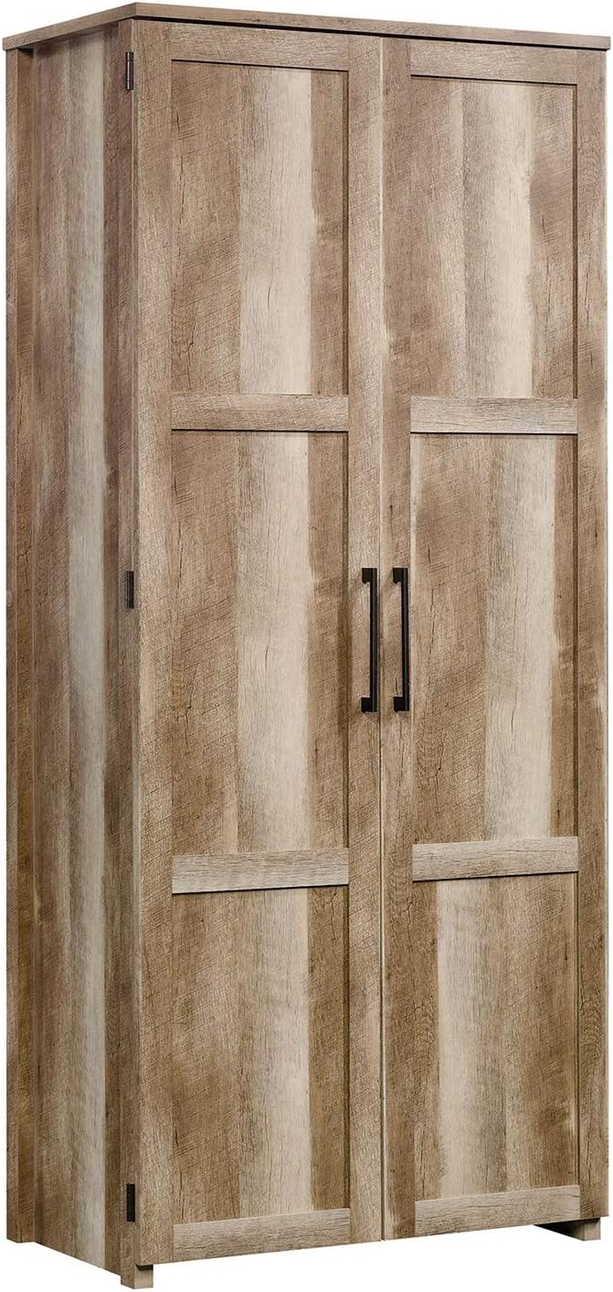 Amazon.com: Thaweesuk Shop New Lintel Oak 2-Door Pantry Cabinet Kitchen ...