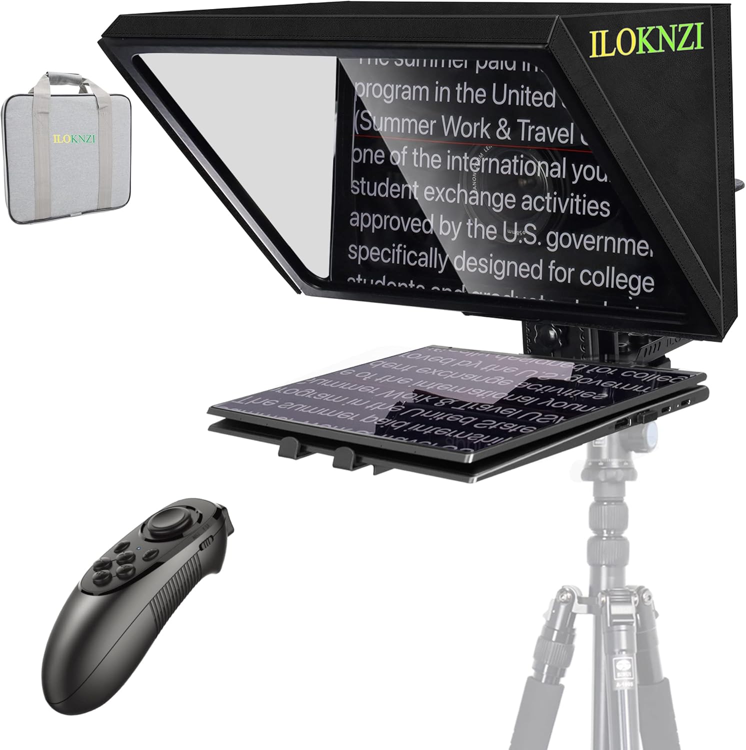 Amazon.com : ILOKNZI 16.5 inch All Metal Lifting Teleprompter for ...