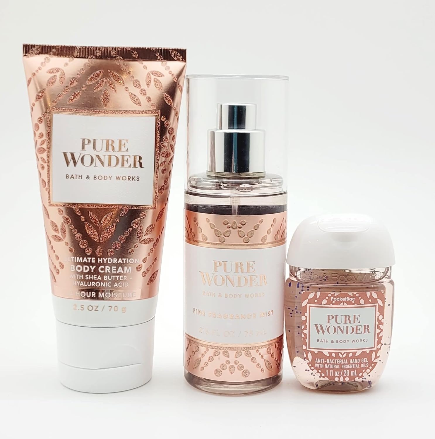 Amazon.com : Bath and Body - Pure Wonder - 3 item bundle, ultimate ...