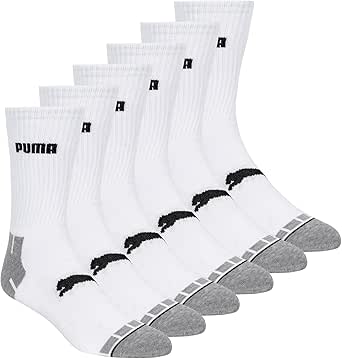 PUMA - Paquete de 6 calcetines para hombre : Amazon.com.mx: Ropa ...