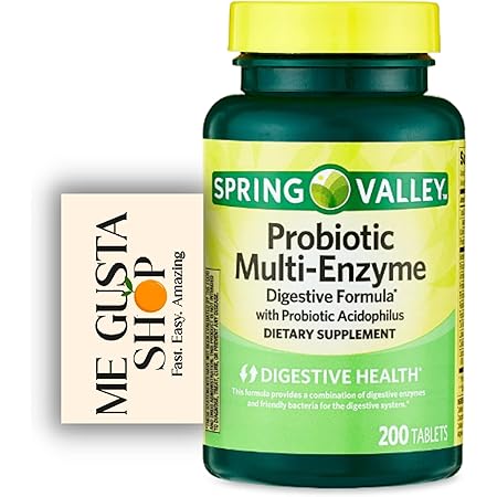 Amazon.com: Spring Valley Probiotic Multi-Enzyme Digestive Formula ...