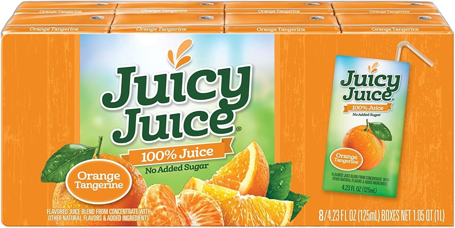 Amazon.com : SunCup Totally Juice - 40 Pack / 4.23 oz Juice Box w/Straw ...