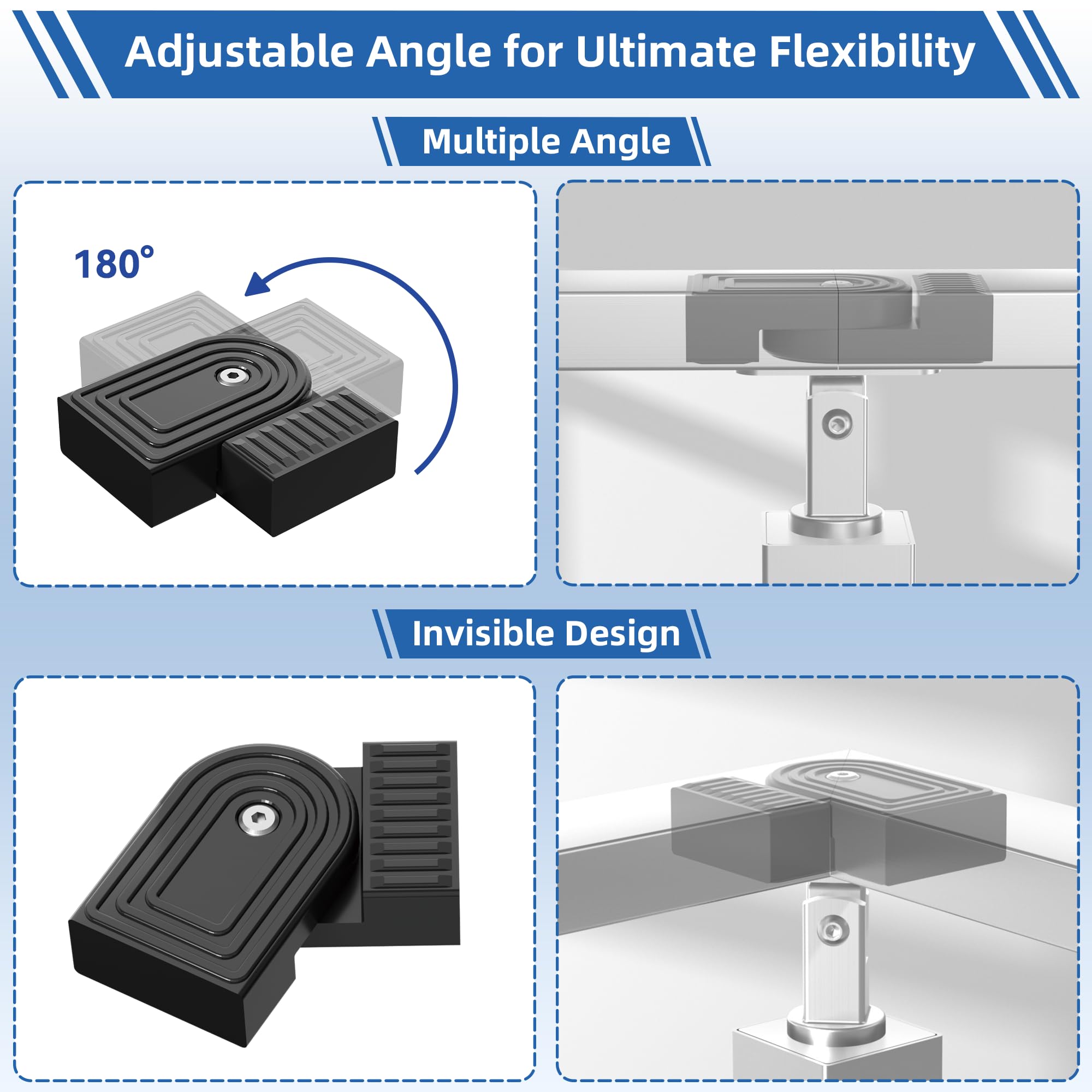 Snapklik.com : Railing Accessories, 2 Pack Level Pivot Handrail ...