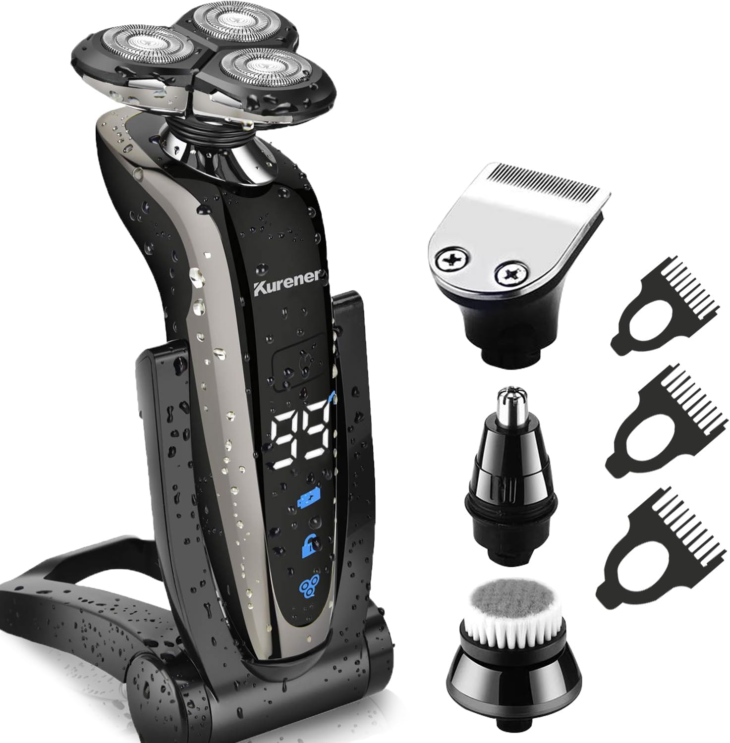 Amazon.com: rategist Cordless Electric Razor for Men: 3-in-1 Shaver for ...