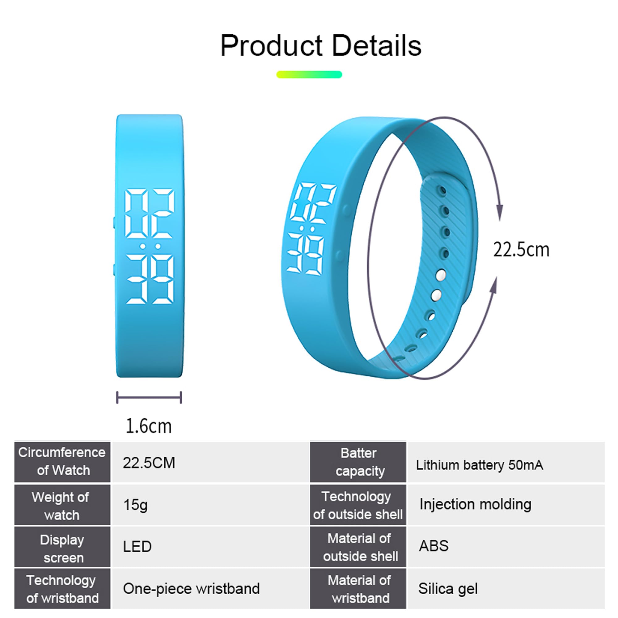 Step Tracker Watch Step Counter Watch For Walking, Portable Exercise ...