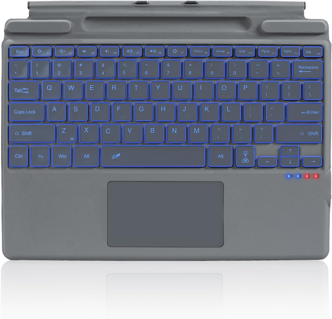 Amazon.com: FERRISA Surface Pro 8 Keyboard, 7 Color Backlight Wireless ...