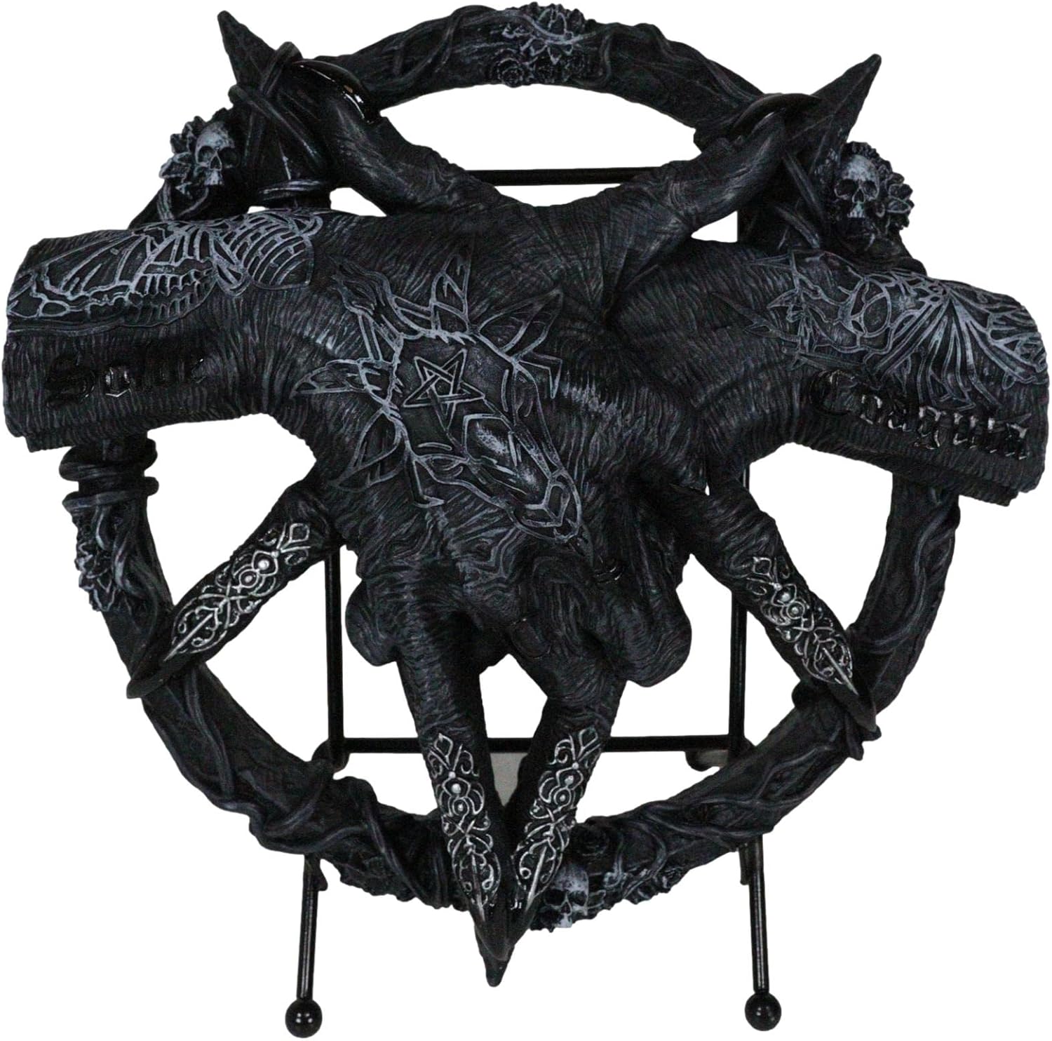 Amazon.com: Ebros Gift Occultic Sabbatic Goat Baphomet Clawed Hands ...