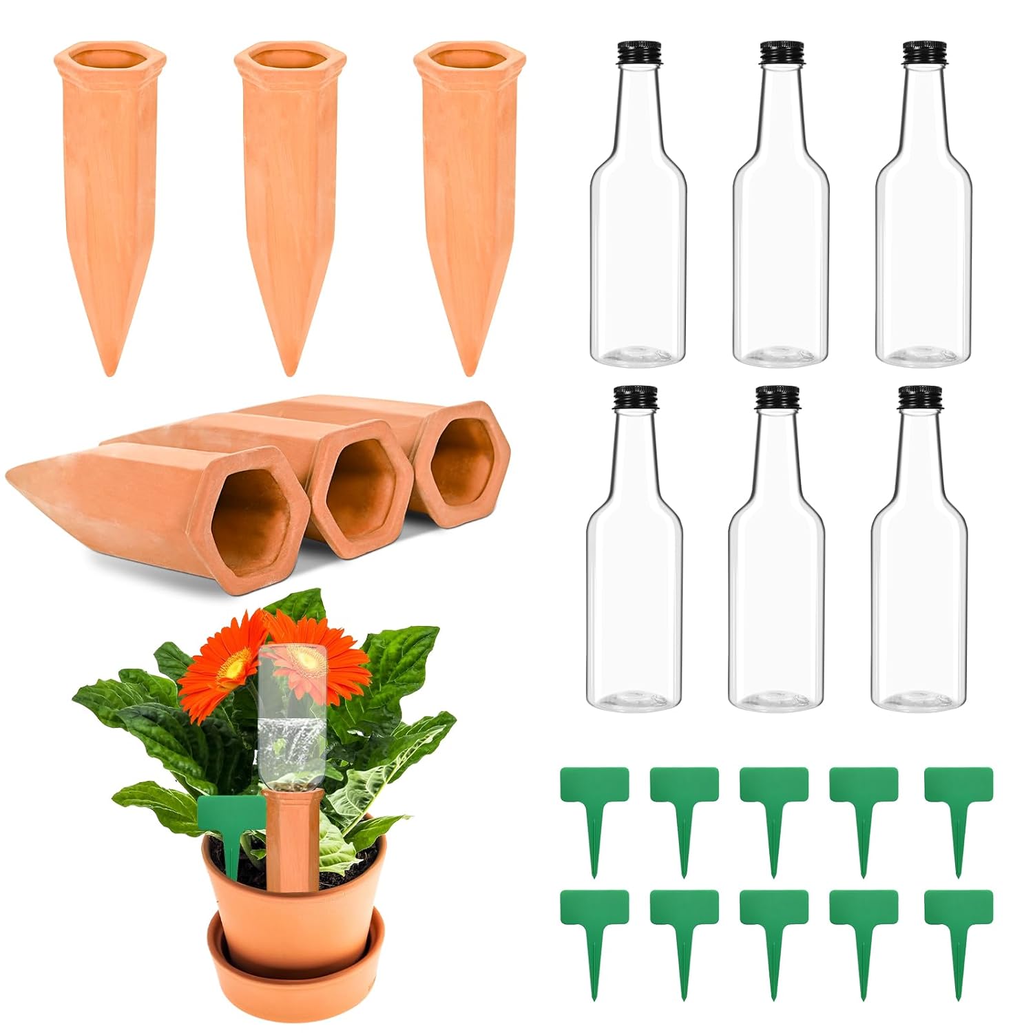Amazon.com: Olgaa 22 PCS Plant Watering Devices Stakes Automatic Plant ...