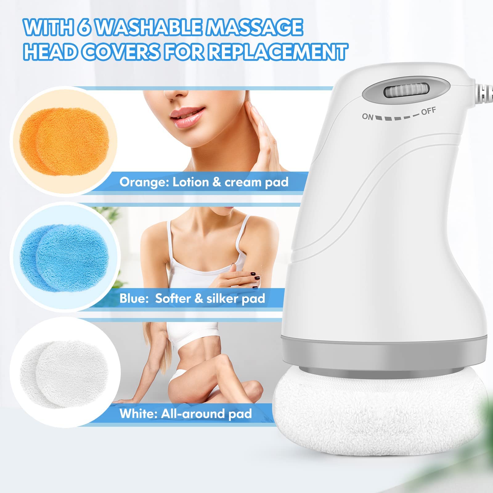 NUMOON VYRKRA Body Sculpting Machine - Cellulite Massager with 6 Pads ...