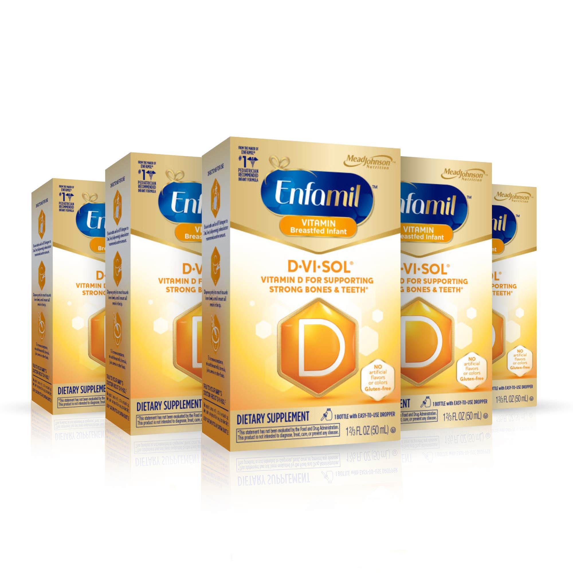 Buy Enfamil D-Vi-Sol D Supplement Drops 50 mL (Packs of 5) Online at ...