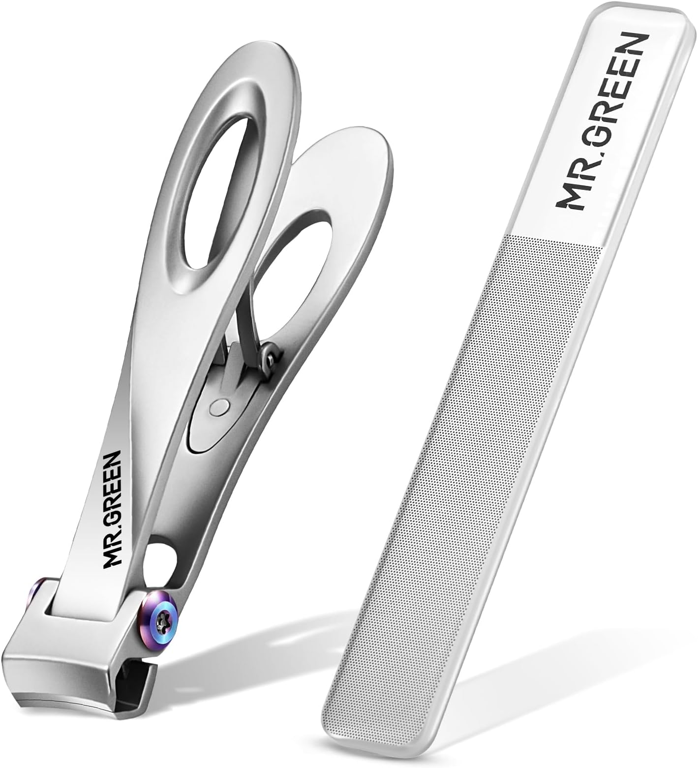 Amazon.com : MR.GREEN Nail Clippers Wide Jaw Opening Stainless Steel ...