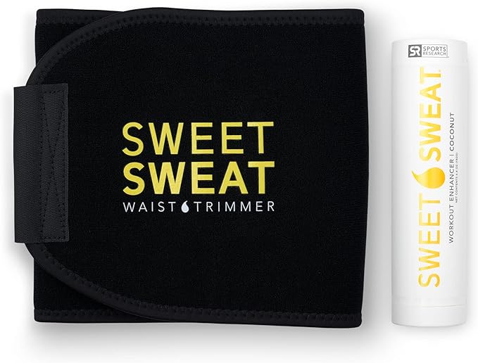 Amazon.com: Sweet Sweat Waist Trimmer (Medium) & Coconut Sweet Sweat ...