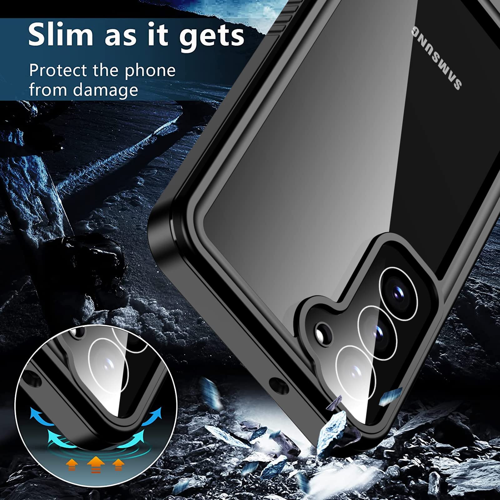 GENERICO Carcasa Impermeable Para Samsung S23 Plus | falabella.com