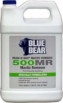 BLUE BEAR 500MR Mastic Remover for Concrete Surfaces Gallon - - Amazon.com
