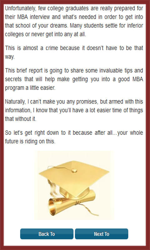 MBA Interview Guide - App on Amazon Appstore