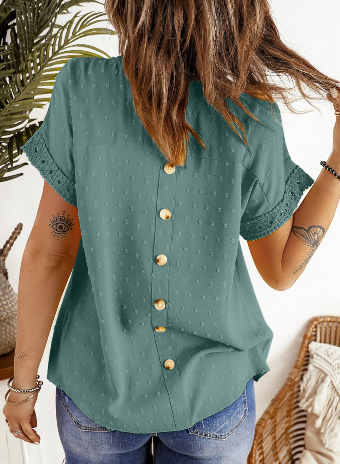 Snapklik.com : Womens Tops 2025 Summer Blouses And Tops Dressy Casual ...